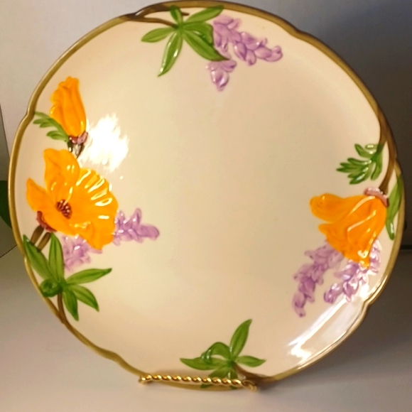 Franciscan | Dining | Franciscan Poppy Dinner Plate Yellow Purple ...